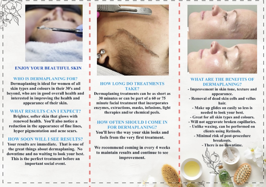 Dermaplaning Clinic Brocure